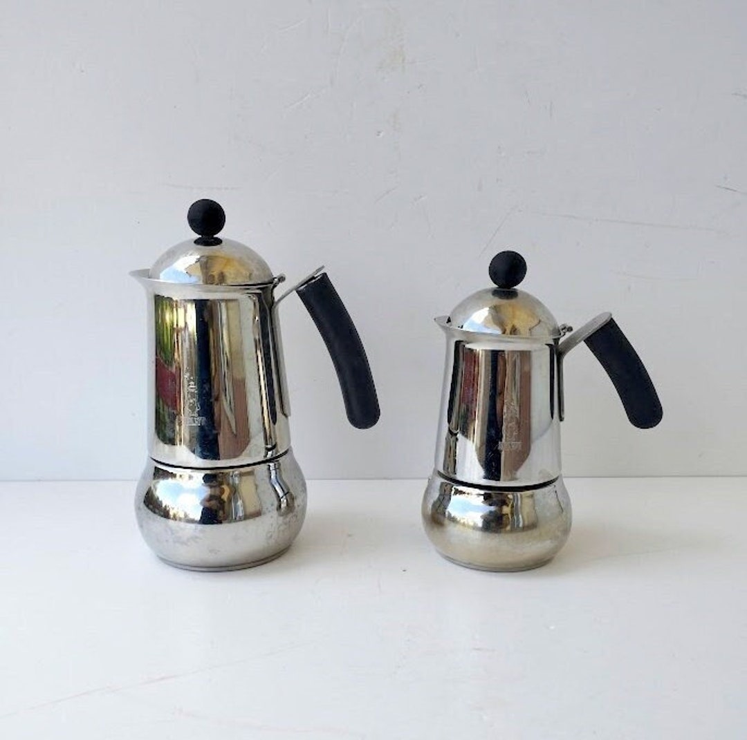 Bialetti Brand, Italian Inox 18-10 Coffee Maker Espresso Machine ...