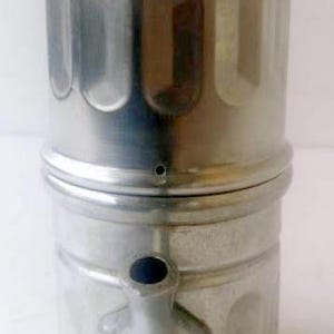 ETERNA Brand Neapolitan Coffee Maker, Completely in Pure Aluminum, 2 ...