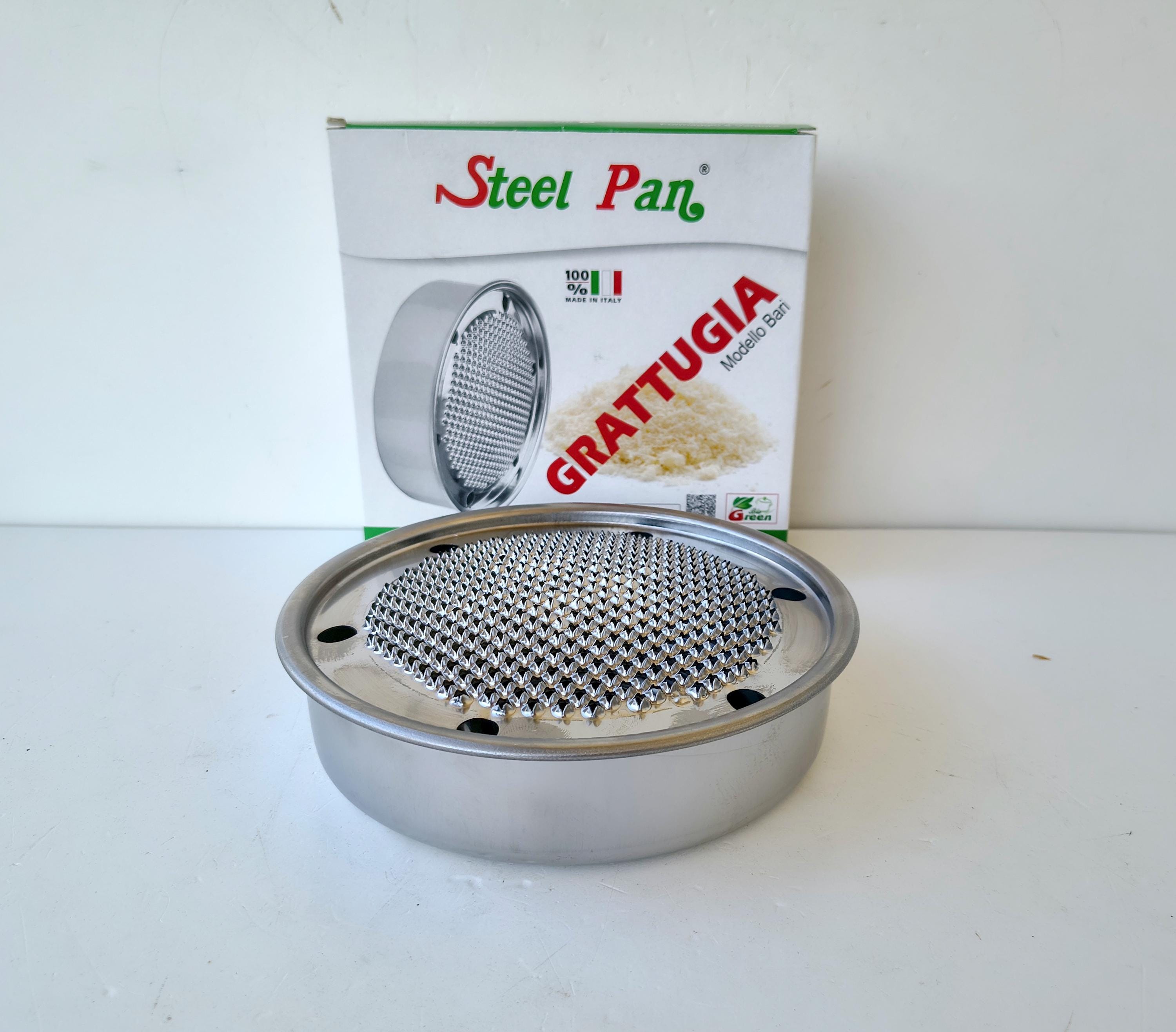 Italian Round Steel Cheese Grater Box for Parmesan Cheese. Cheese ...