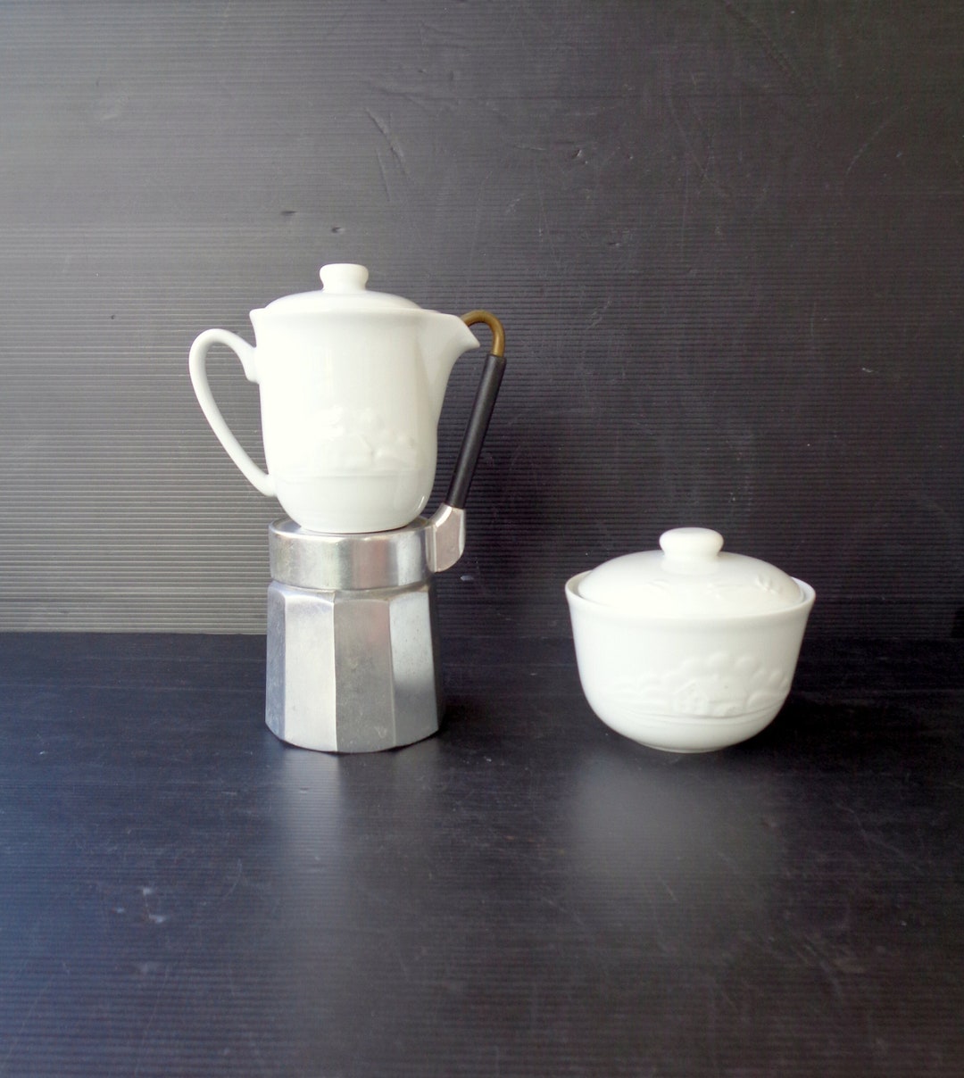 Collectible Vintage Italian Coffee Maker Espresso Machine,domed Lid Old ...