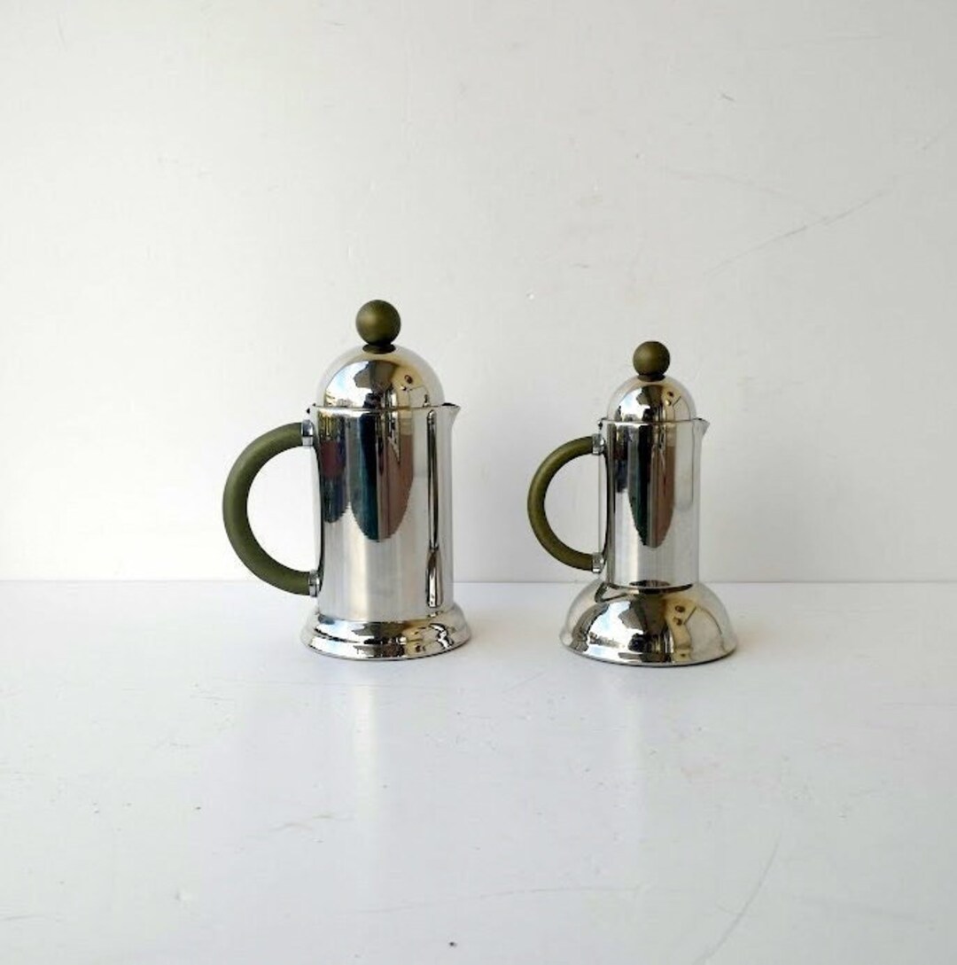 Vintage Italian , Inoxpran Orchidea Gold Inox 18-10 Coffee Maker ...