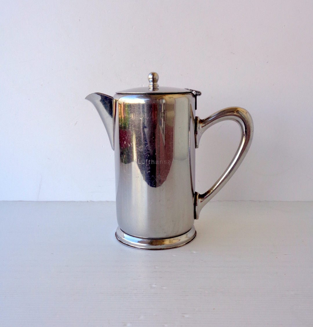 Vintage 1980s Stainless Steel Teapot That Belonged to the Lufthansa ...