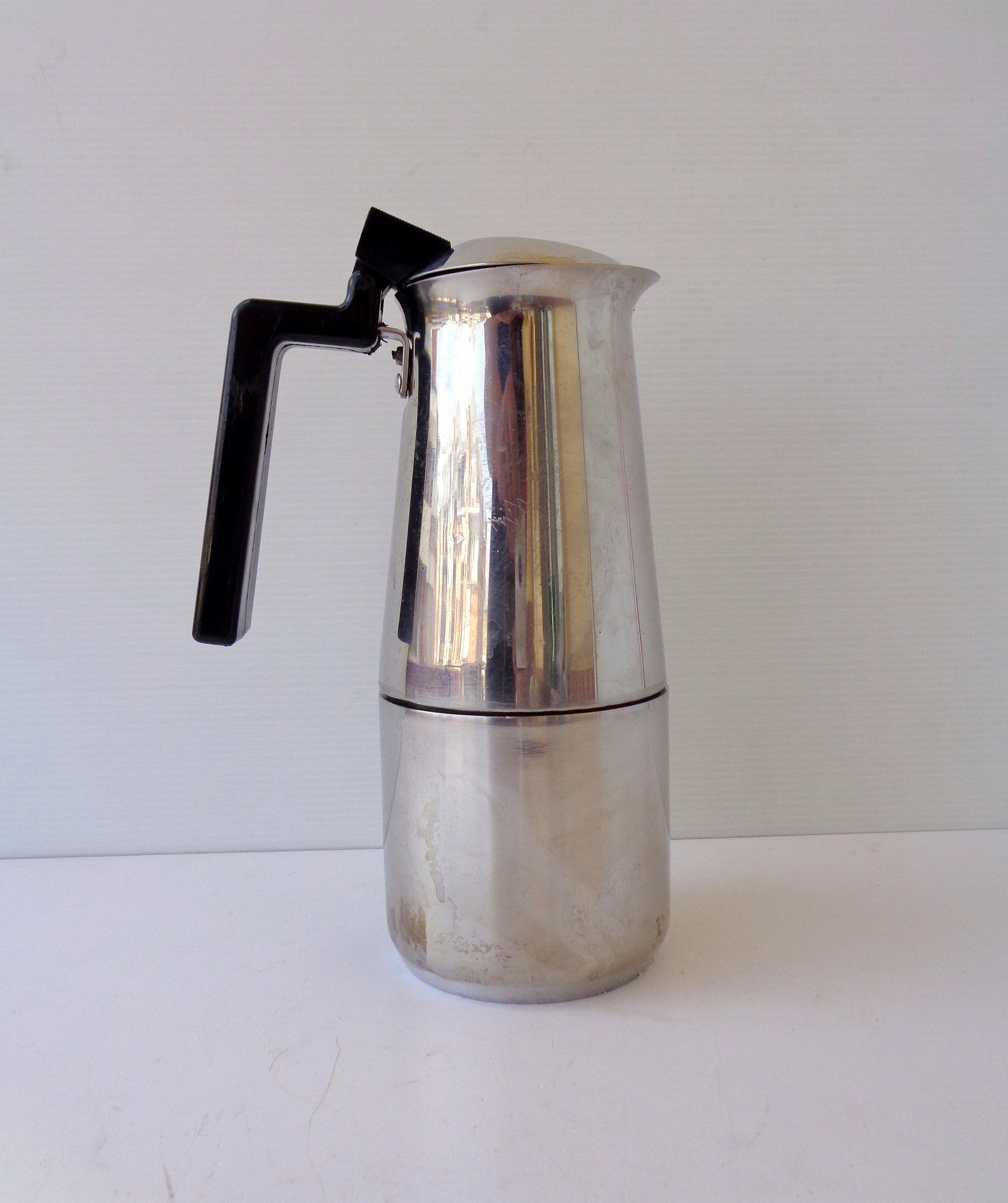 Italian large inox 18-10 coffee maker espresso machine | Etsy