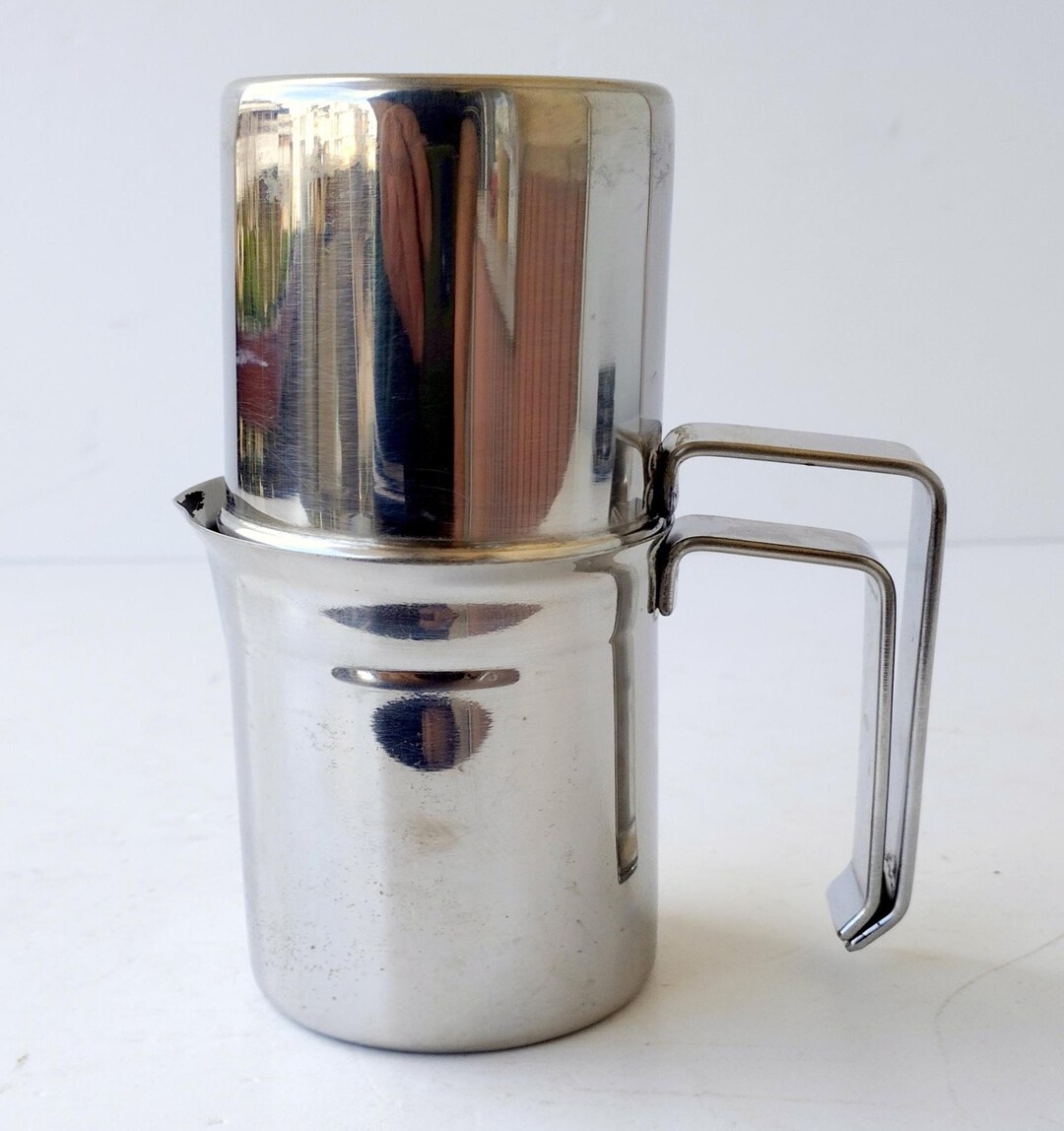 2 CUPS ,ILSA BRAND , Neapolitan Coffee Maker, Completely in Steel Inox ...