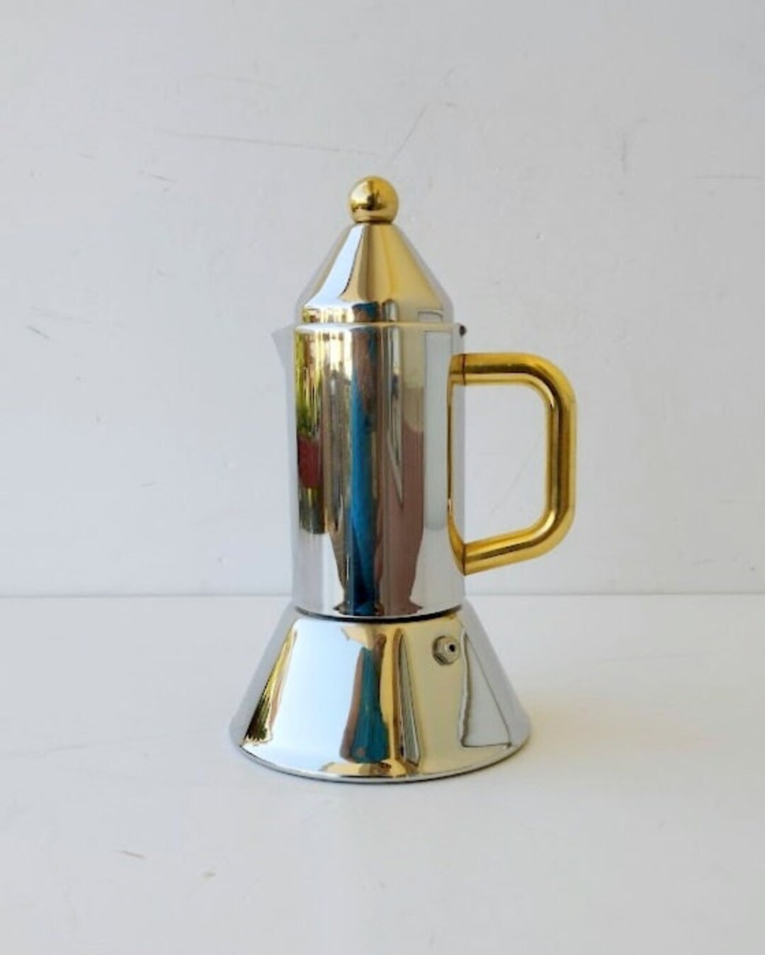 Vintage Italian , Inoxpran Gold Inox 18-10 Coffee Maker Espresso ...
