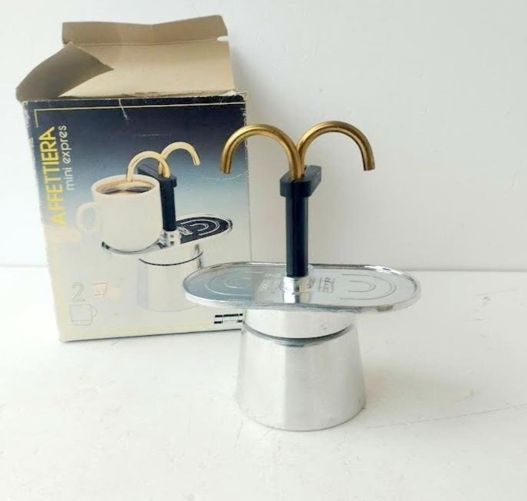 Bialetti, Italian Espresso Maker,in Aluminum, Double Serving Stovetop ...