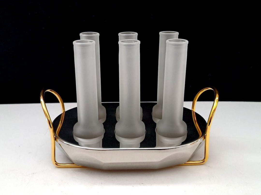 GOTTINGHEN BRAND, 6 Vintage Italian Serve Limoncello Glasses, With ...