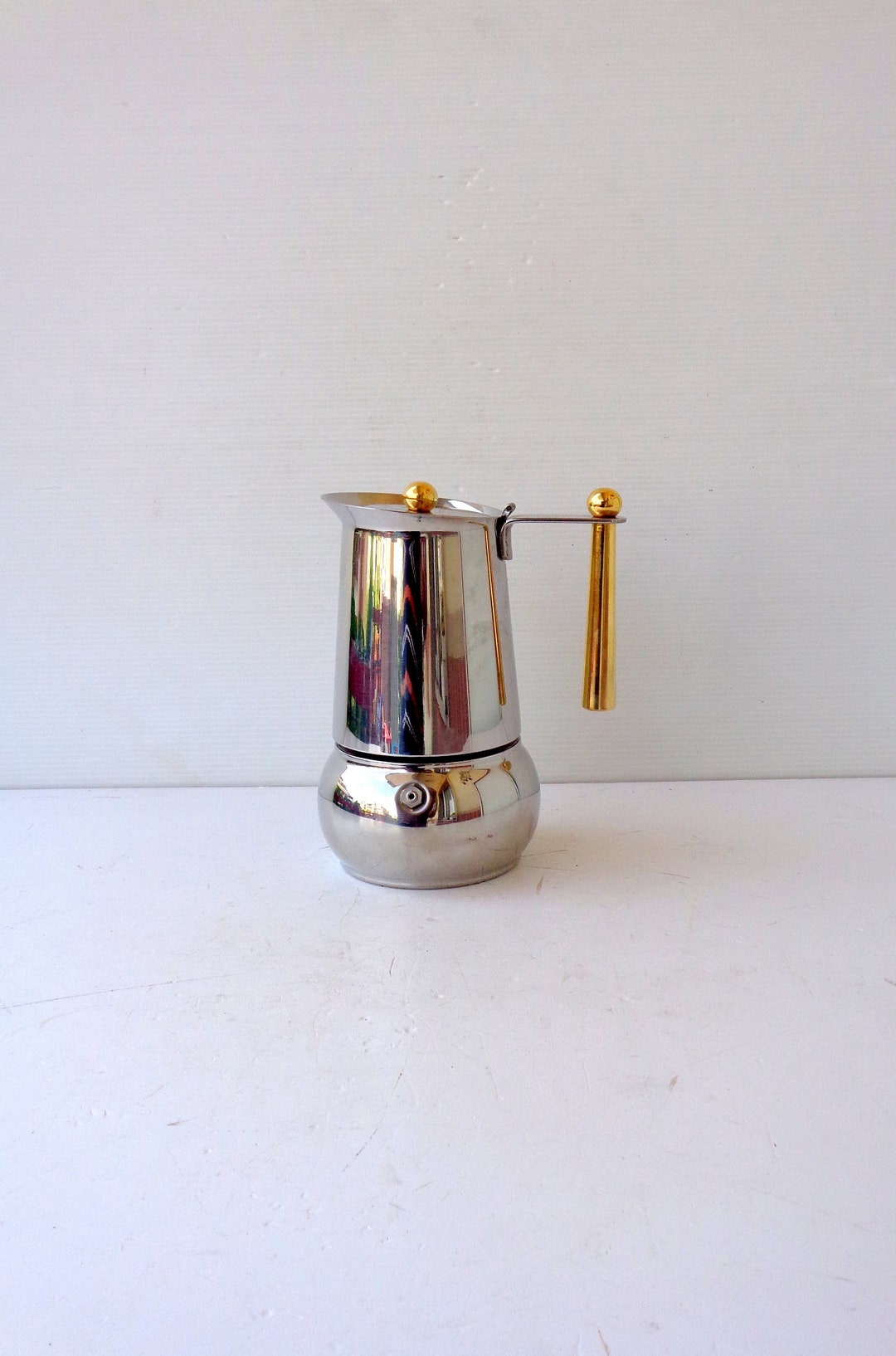 4 Cups, Italian Inox 18-10 Coffee Maker Espresso Machine, Kitchenware ...