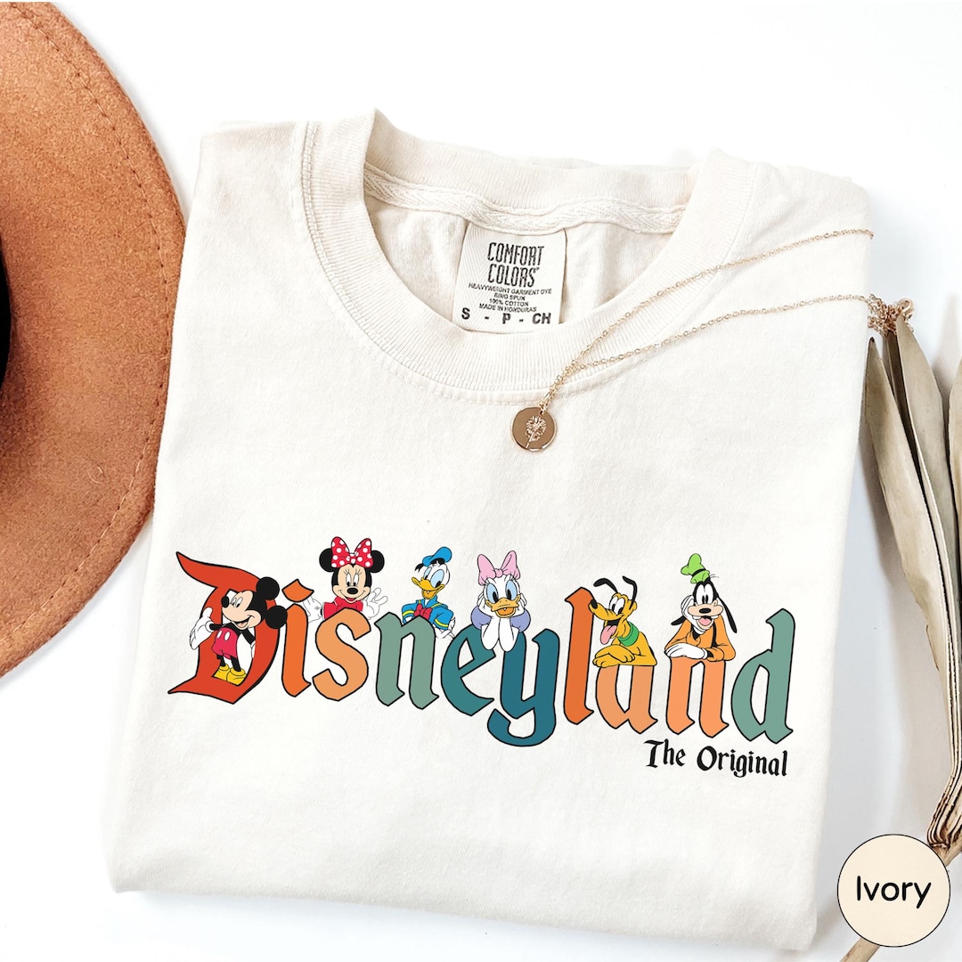 Disneyland the Original Comfort Colors Shirt, Mickey and Friends ...