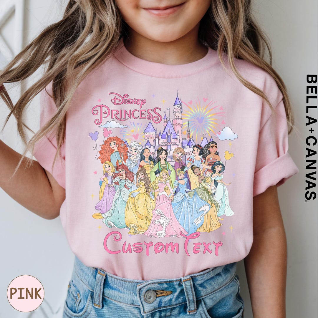 Custom Magical Princess Comfort Colors Shirt, Personalized Girl Trip ...