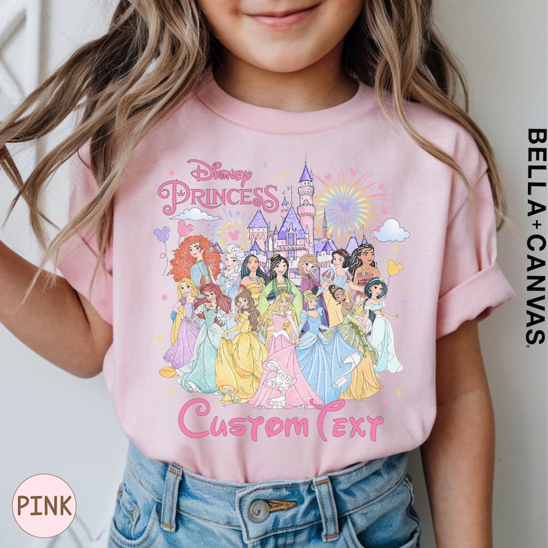 Custom Magical Princess Comfort Colors Shirt, Personalized Girl Trip ...