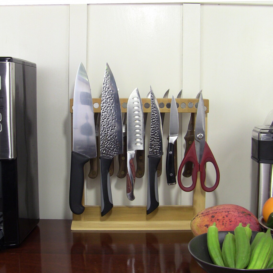 The Magnetic Knife Stand - Etsy