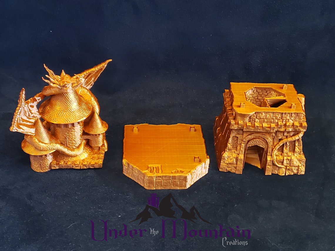 Dungeon Master Dice Tower by Fates End for Tabletop Games - Etsy