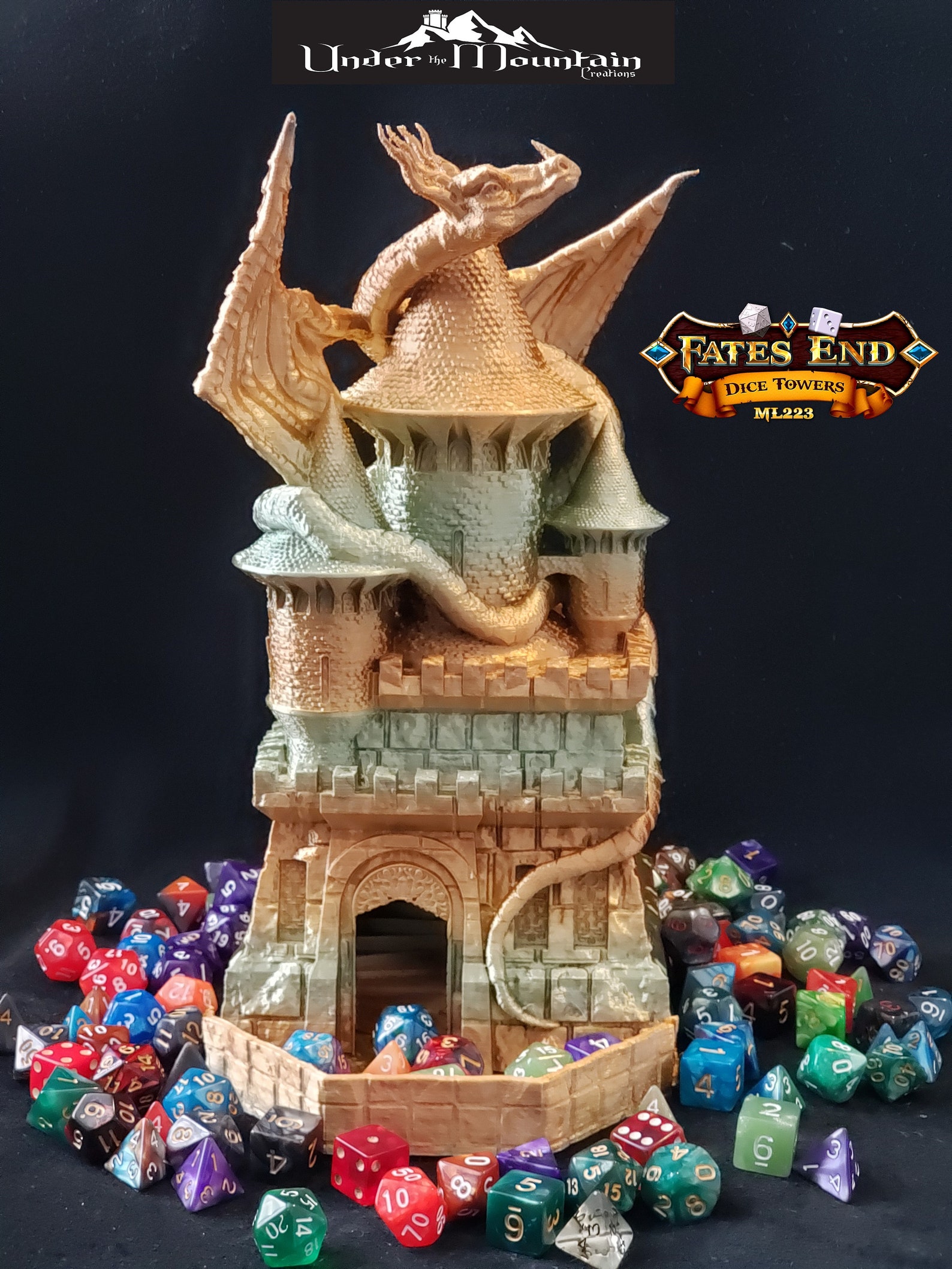 Dungeon Master Dice Tower by Fates End for Tabletop Games - Etsy