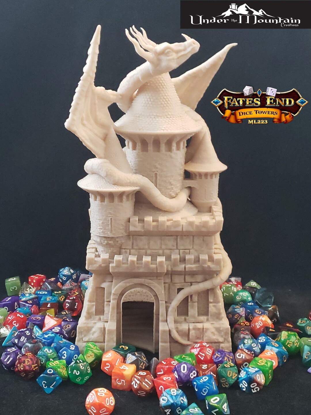 Dungeon Master Dice Tower by Fates End for Tabletop Games - Etsy