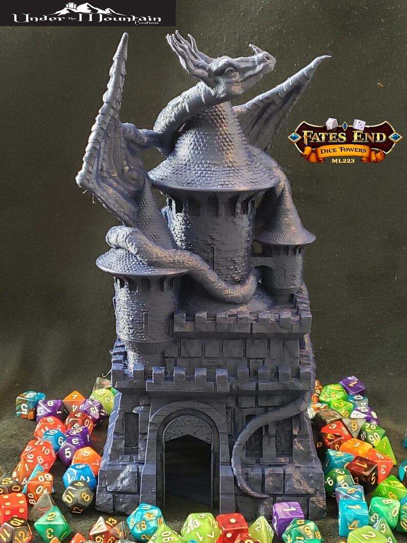 Dungeon Master Dice Tower by Fates End for Tabletop Games | Etsy