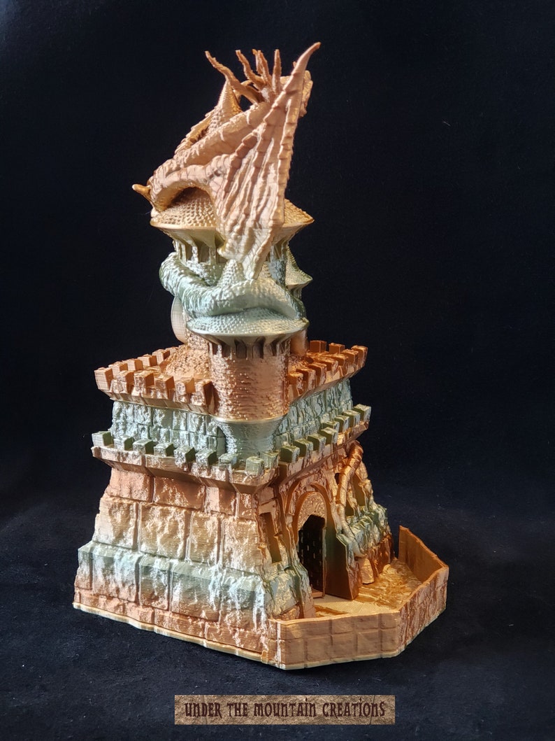 Dungeon Master Dice Tower by Fates End for Tabletop Games | Etsy