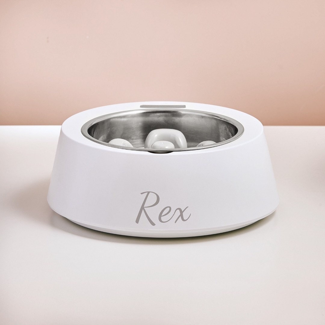 Intelligent Digital Pet Dog Weighing Bowl - Personalised - With Added ...