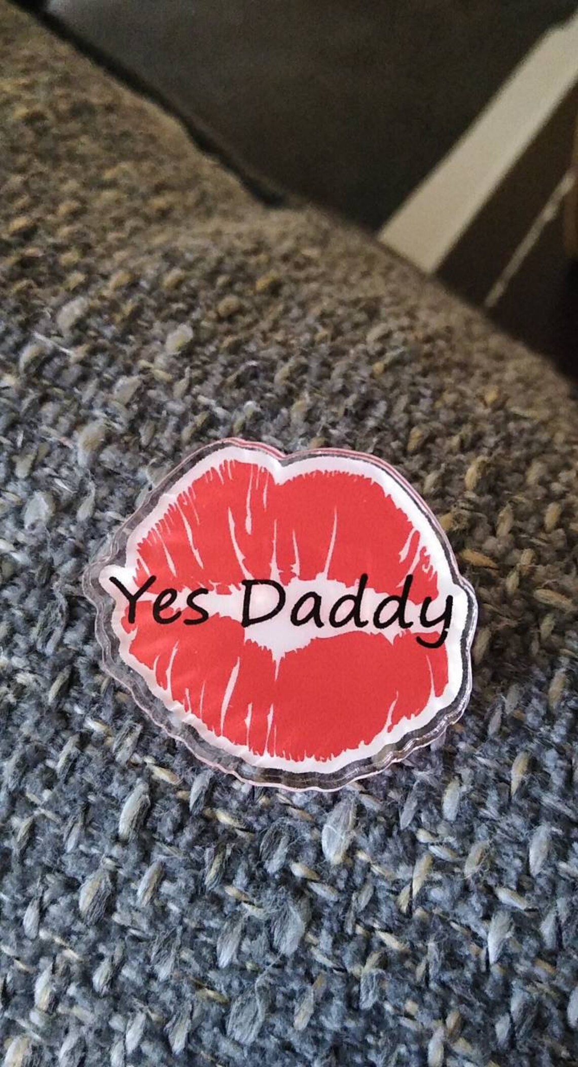 Yes Daddy Pin / Yes Daddy / Kink / DDLG Pin / Little Pin / - Etsy