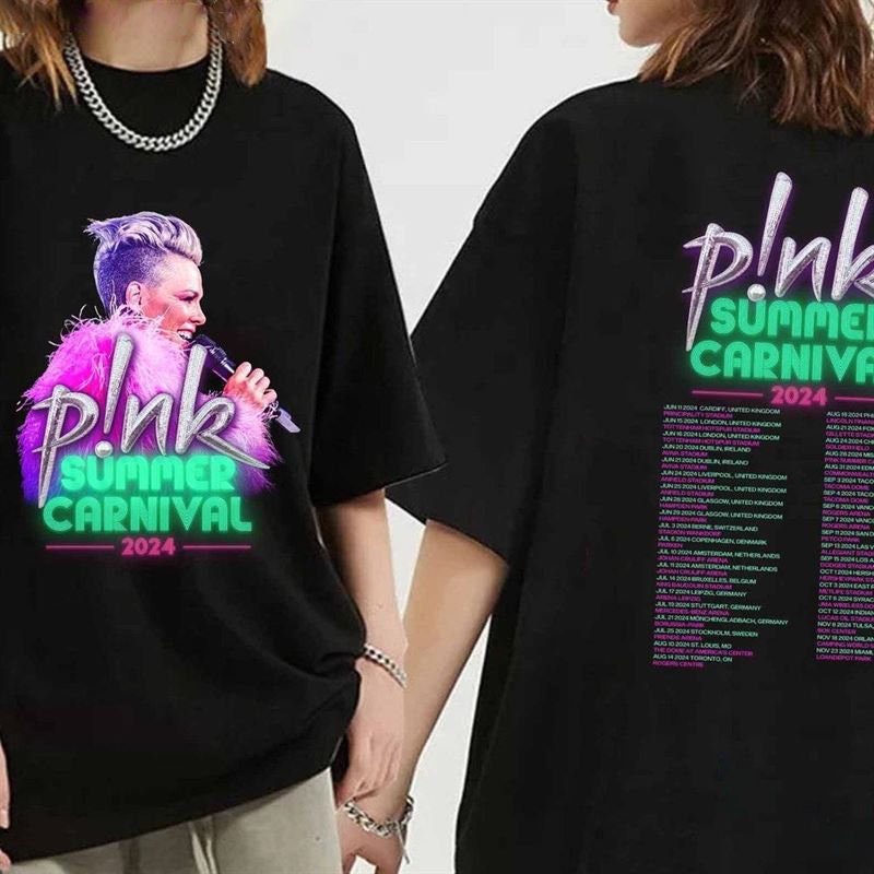 P!Nk Shirt, Pink Singer Summer Carnival 2024 Tour Shirt sold by Airship ...