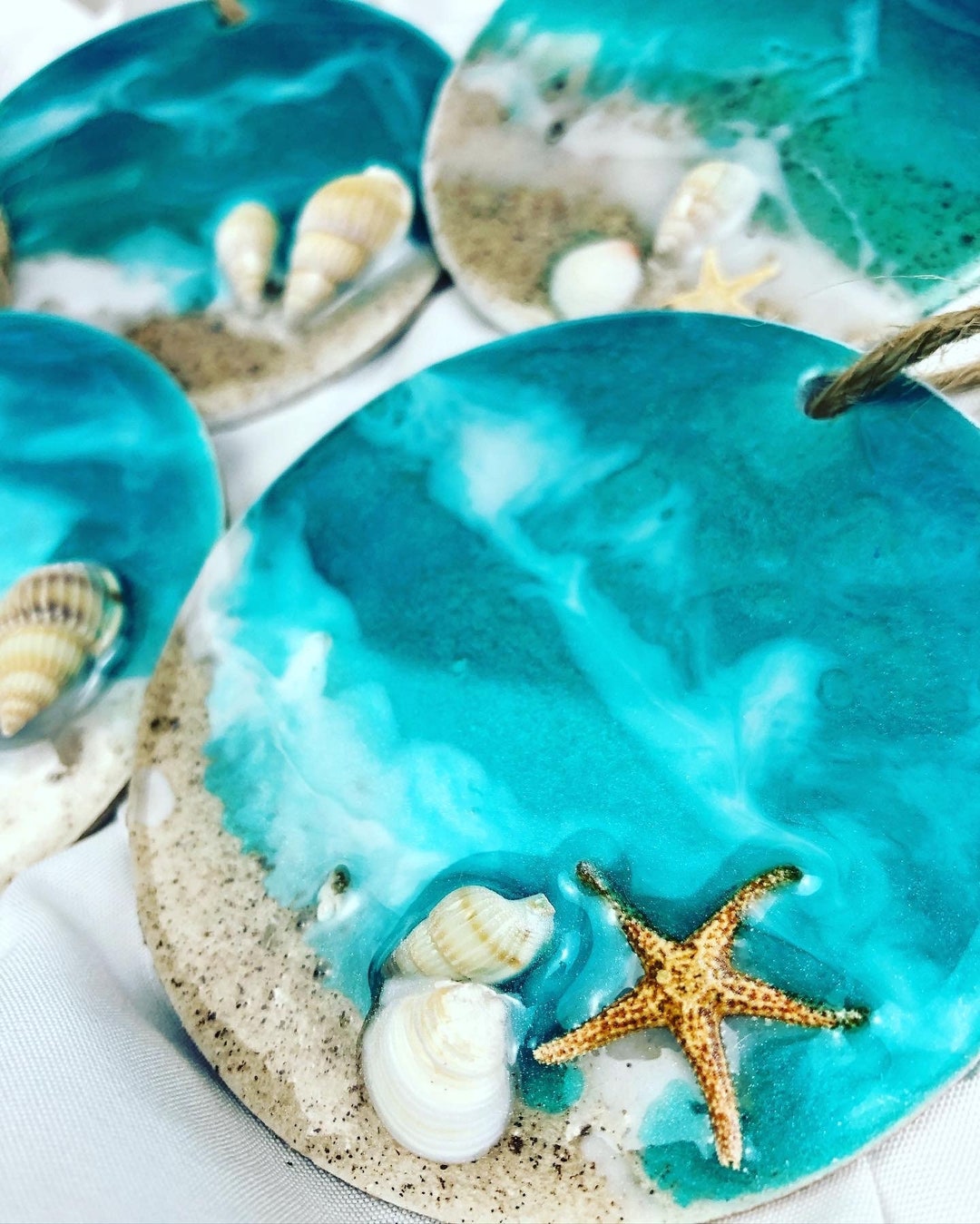 Beach Theme Christmas Ornament - Etsy