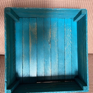 12 X 12 Wood Crate Etsy