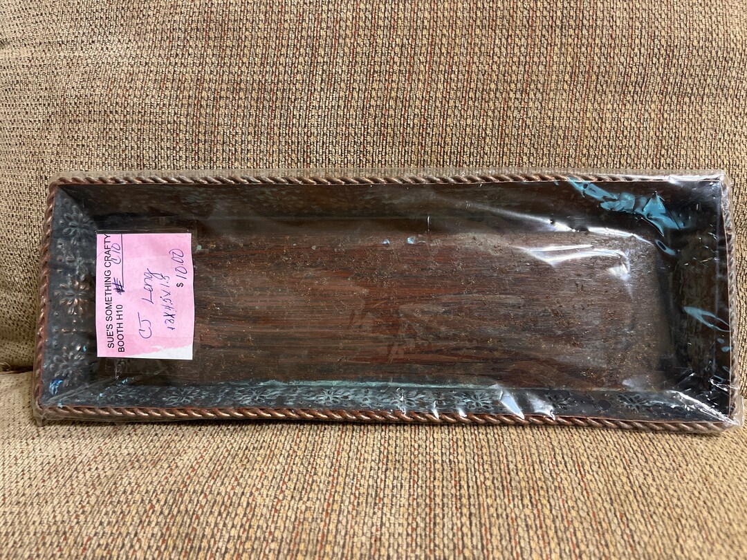 13 X 4.5 X 1.5 Rectangular Tray Shabby Chic Chippy Paint - Etsy