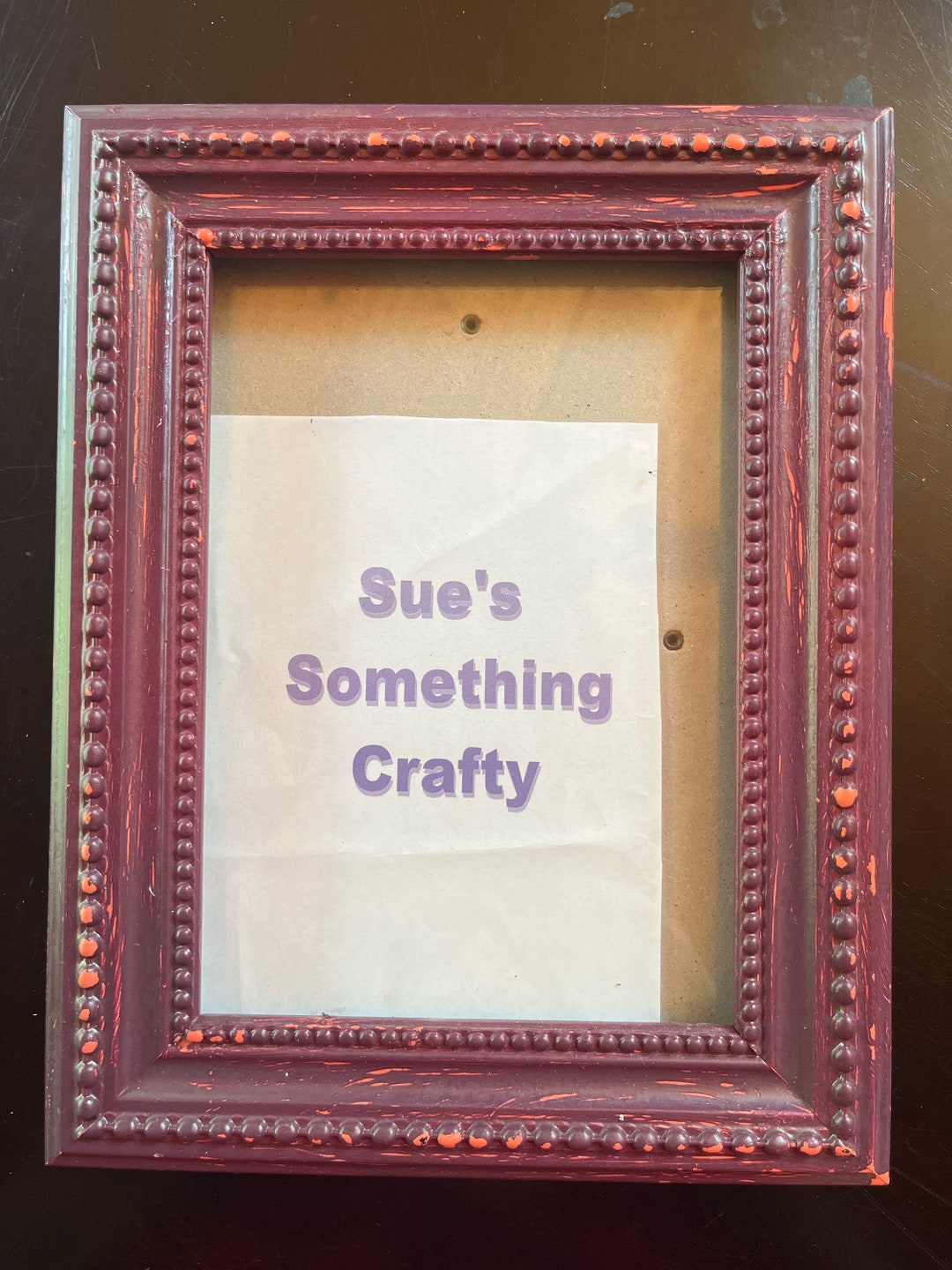 5 X 7 Shabby Chic Frame, Chippy Paint, Hand Painted, Distressed ...