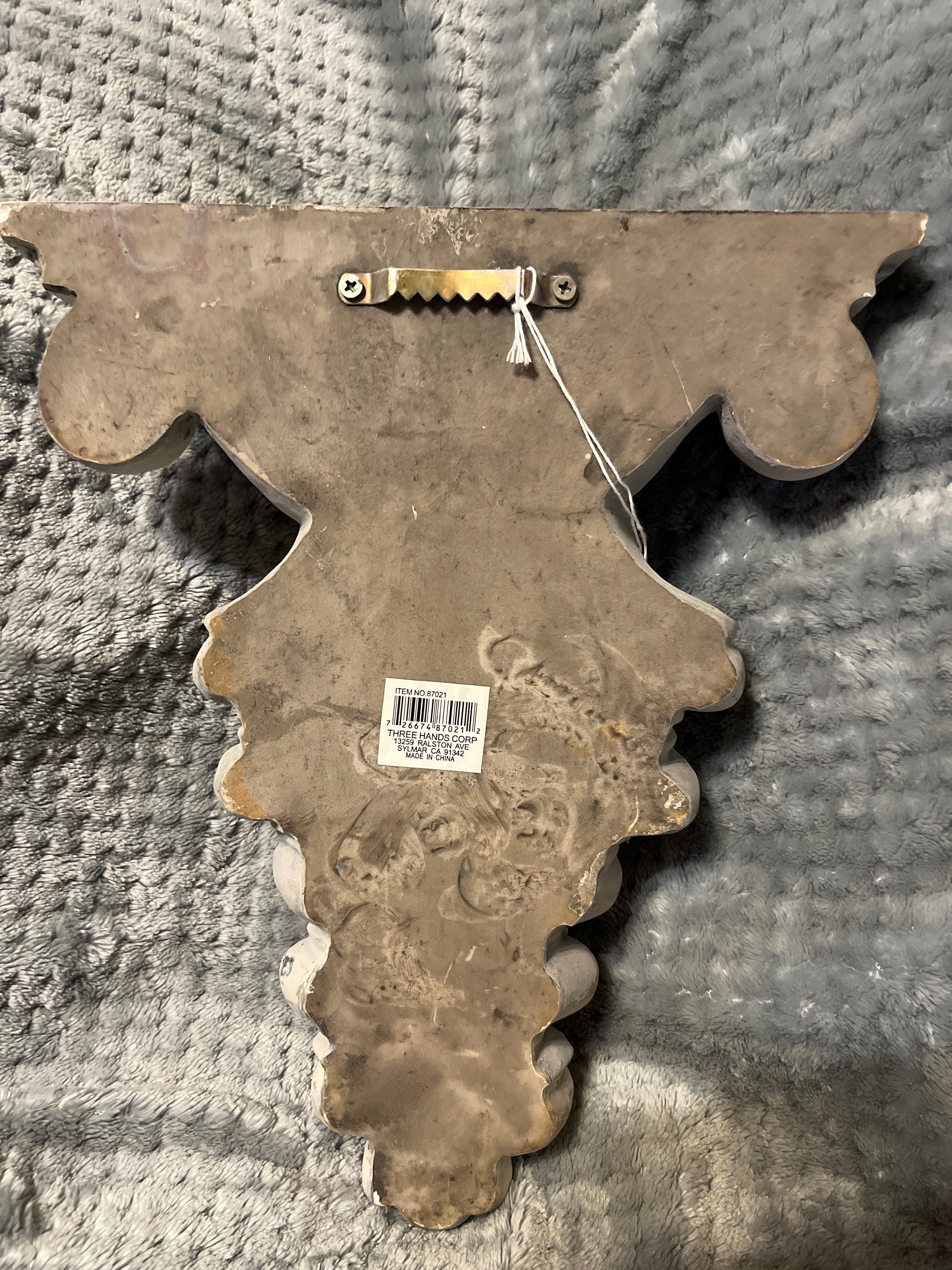 12 X 10 Wall Sconce/shelf, Shabby Chic, Distressed Peach - Etsy