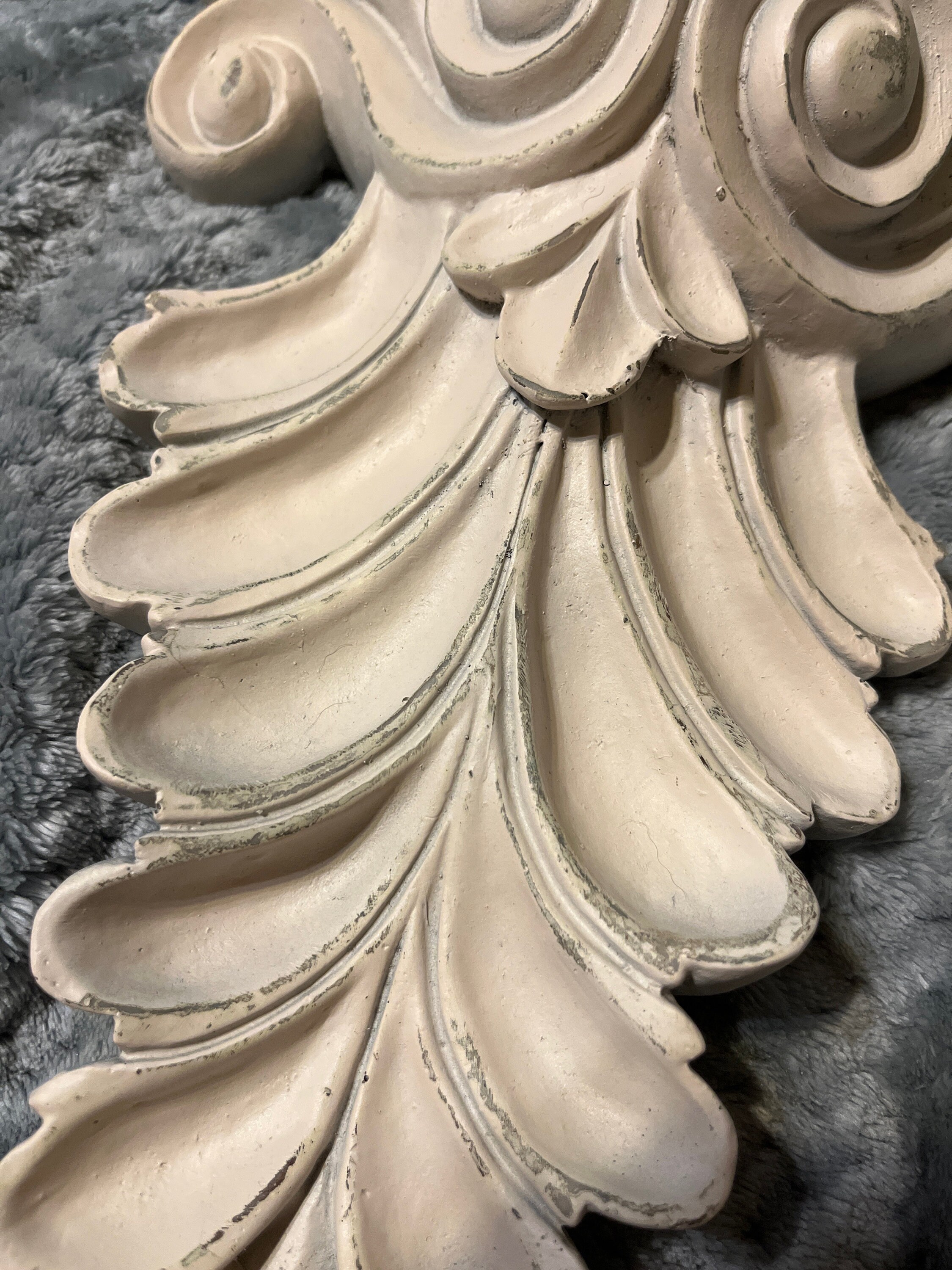 12 X 10 Wall Sconce/shelf, Shabby Chic, Distressed Peach - Etsy