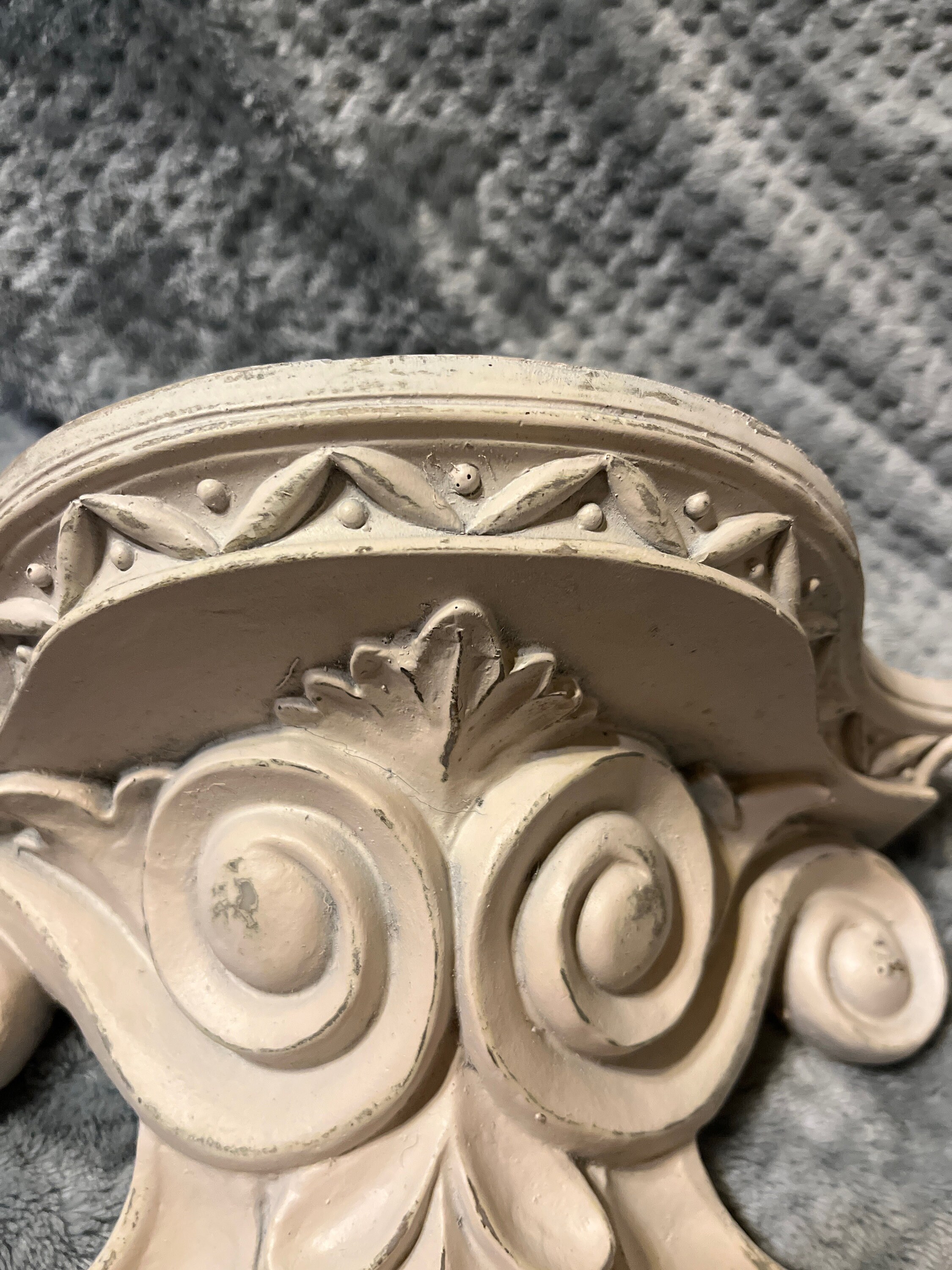 12 X 10 Wall Sconce/shelf, Shabby Chic, Distressed Peach - Etsy