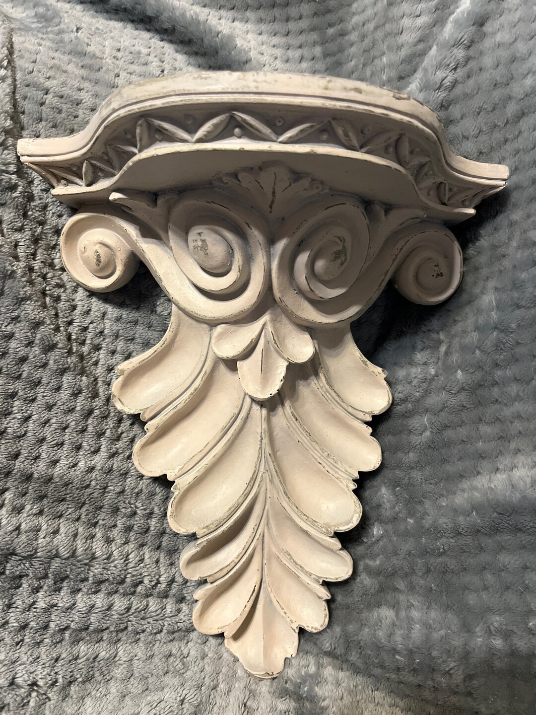 12 X 10 Wall Sconce/shelf, Shabby Chic, Distressed Peach - Etsy