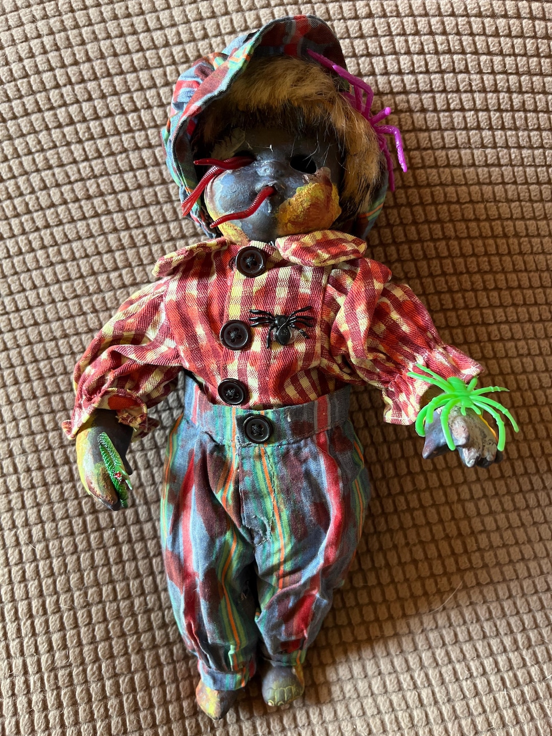 11” Spooky “bug Eyed” Doll - Etsy