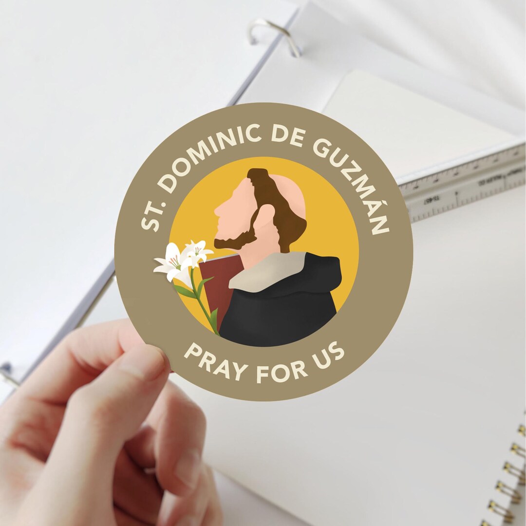 St. Dominic De Guzman Sticker: Catholic Saint, Inspirational Gift - Etsy