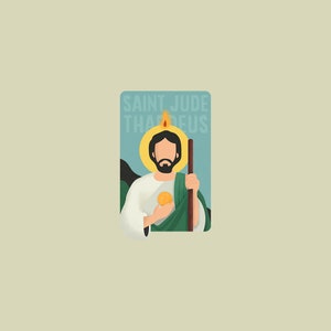 St. Jude Sticker: Catholic Patron Saint of Hope - Matte Vinyl - Etsy