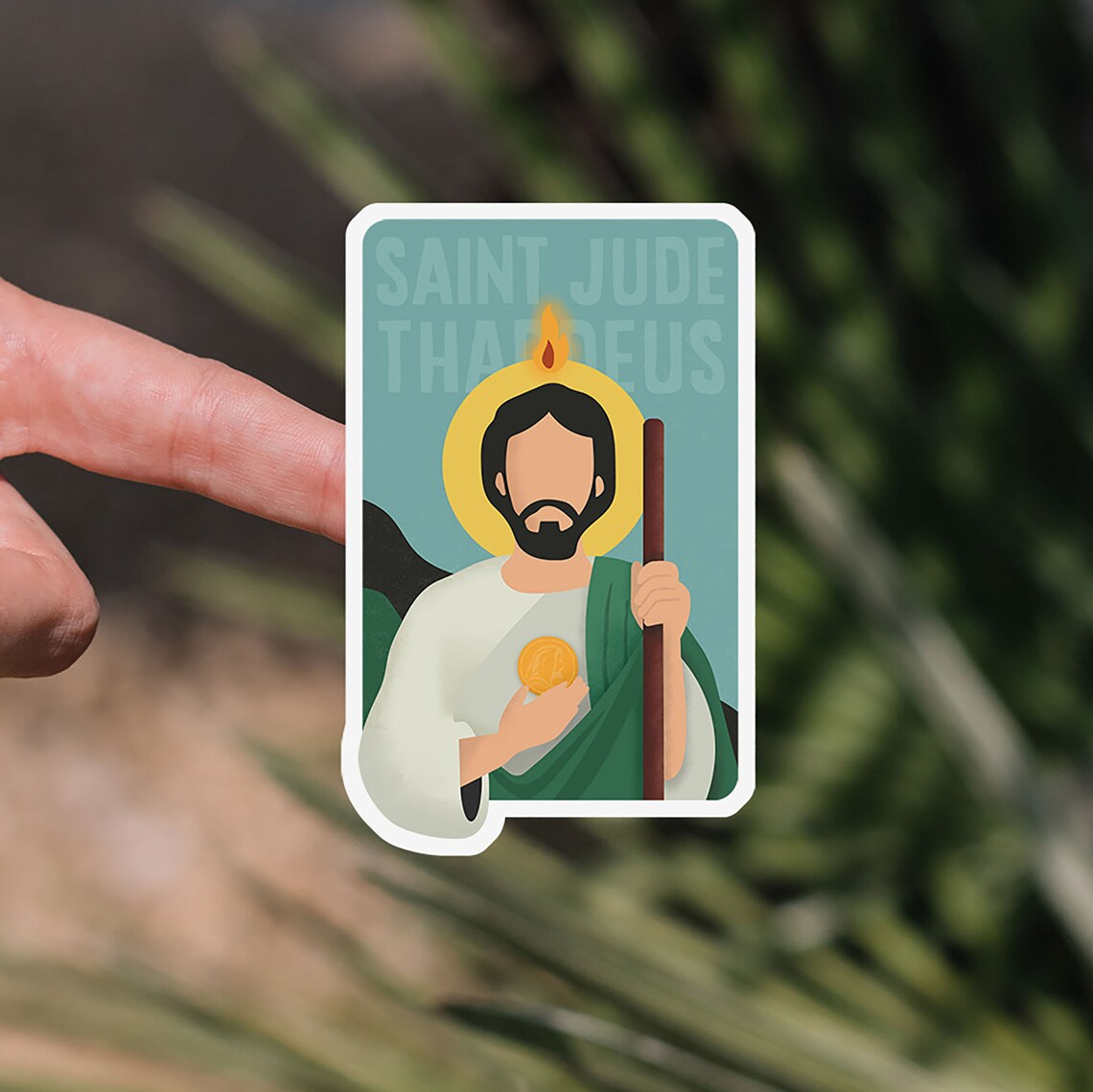 St. Jude Sticker: Catholic Patron Saint of Hope - Matte Vinyl - Etsy
