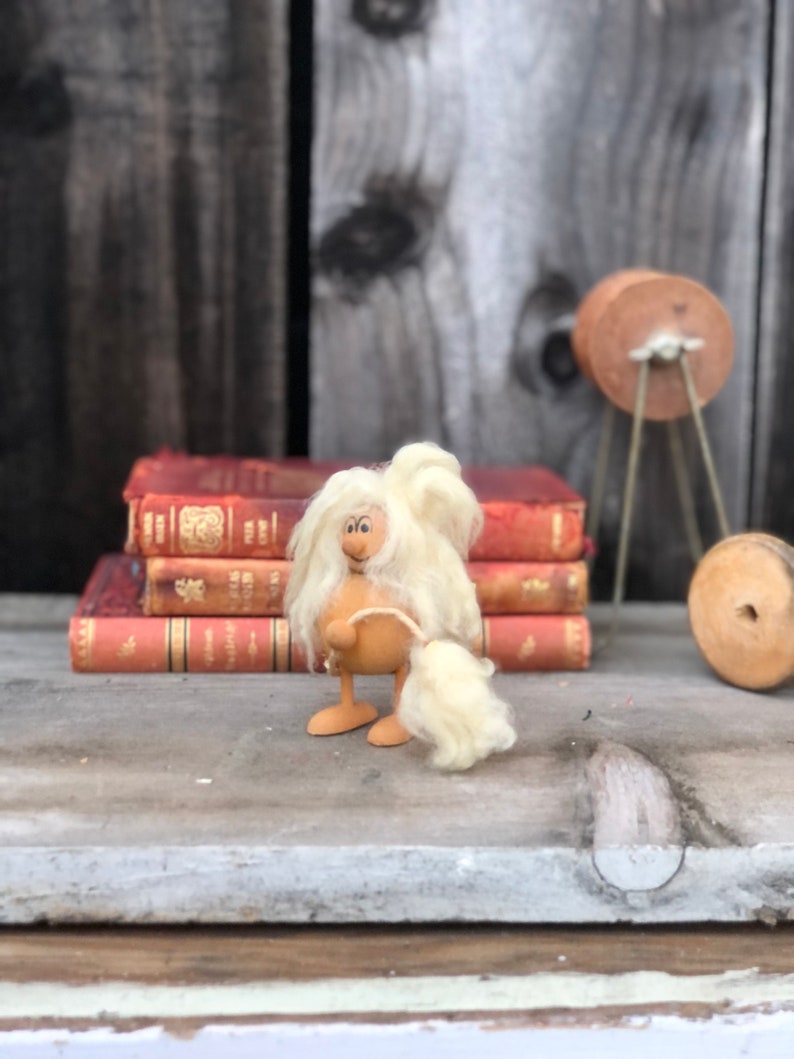 Troll Doll Gonks 1960s Collectible Toy Unique Wooden Forest Folk Figure ...
