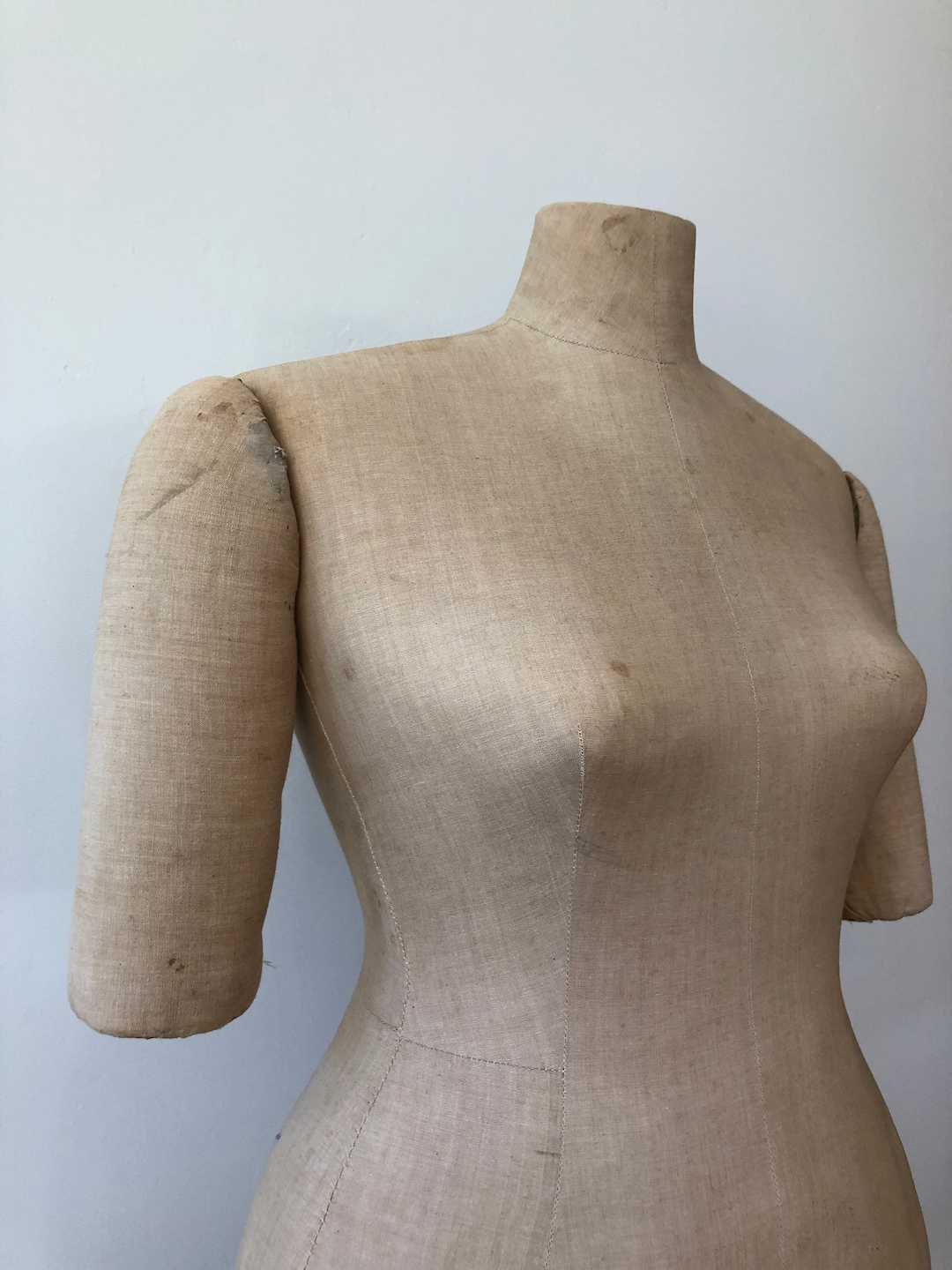 Full Figure Size 16-22 Pear Shaped Curvy Dress Form Antique Mannequin C ...