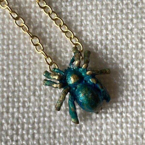Spider Necklace - Etsy UK