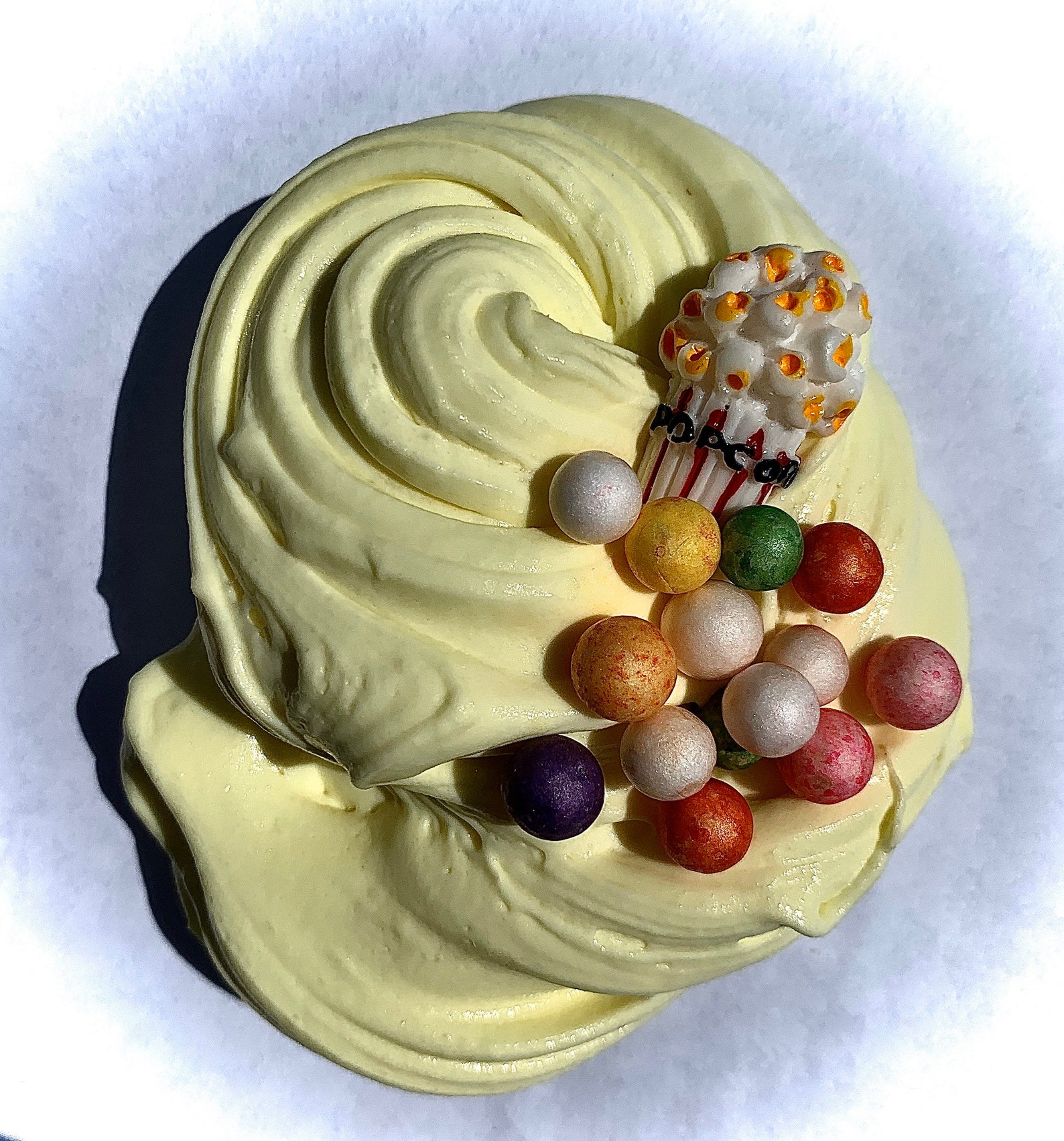 Movie Night Butter Slime Popcorn Slime With Pop Corn Scent - Etsy