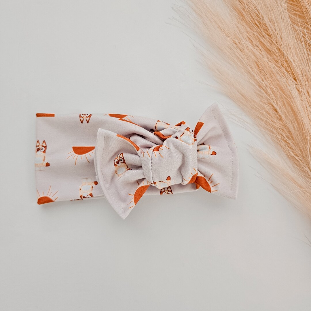 Boho Bluey Tie on Headwrap - Etsy