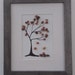 Fall Tree Pebble Art Picture Frame, Falling Leaves, Autumn Wall Hanging ...