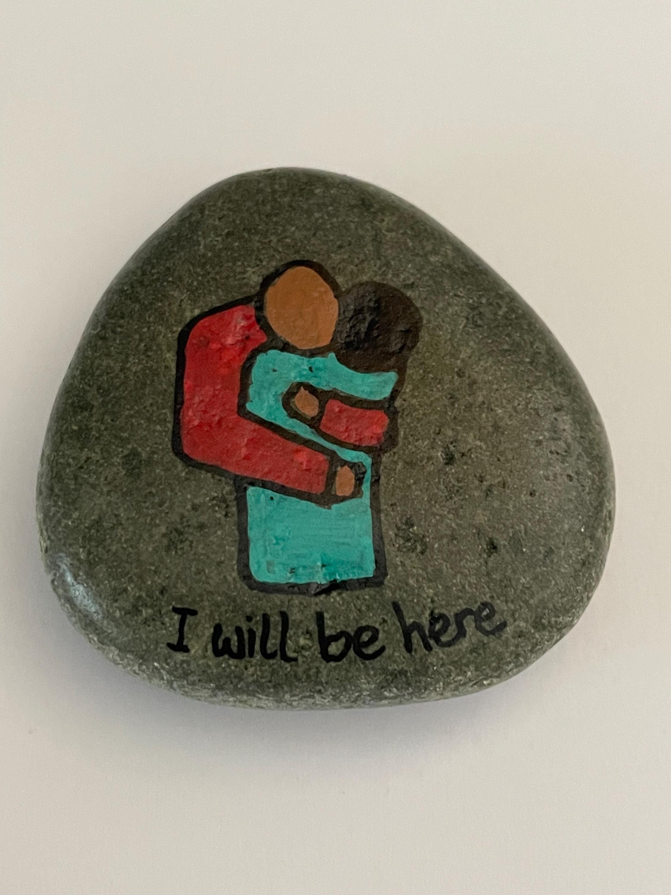 Personalized Pocket Hug Painted Rock: Keepsake Sympathy Gift - Etsy