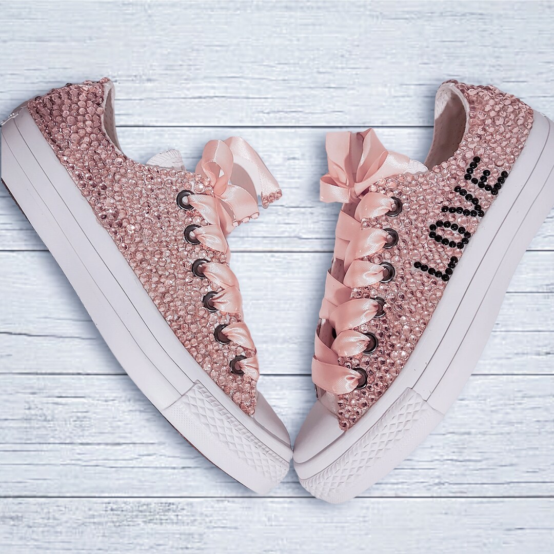 Custom Bling All Star-converse/embellished With AAA Quality Rhinestones ...