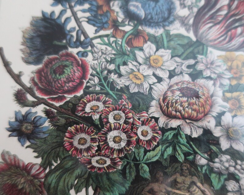 Flowers of March by H. Fletcher Framed Reproduction Print | Etsy