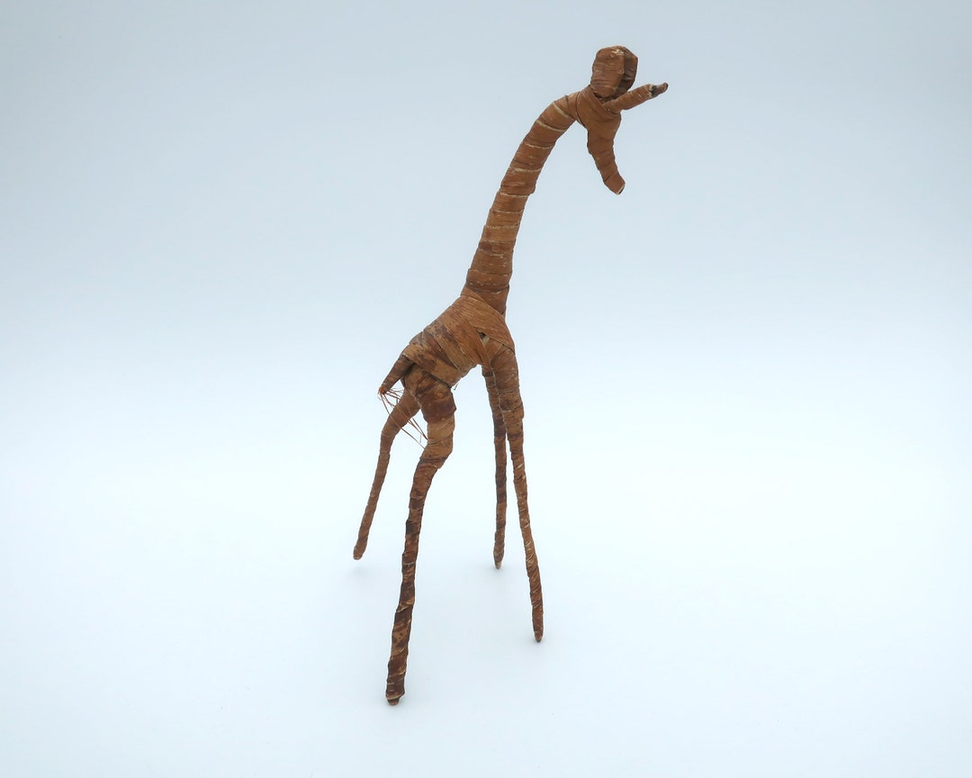 Handcrafted Raffia Giraffe Figurine Statue Sculpture - Etsy