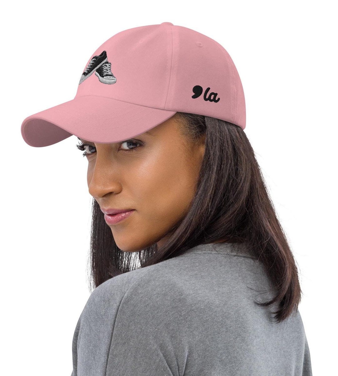 Kamala Harris 2024 Sneaker Embroidered Hat Comma La Kamala Harris 2024 ...