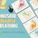 Dinosaur Mindfulness Breathing Exercises for Kids, Anxiety Relief ...