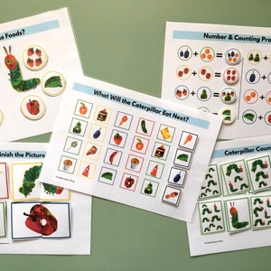 Busy Book Bundle, the Very Hungry Caterpillar Busy Book, Toddler Busy ...