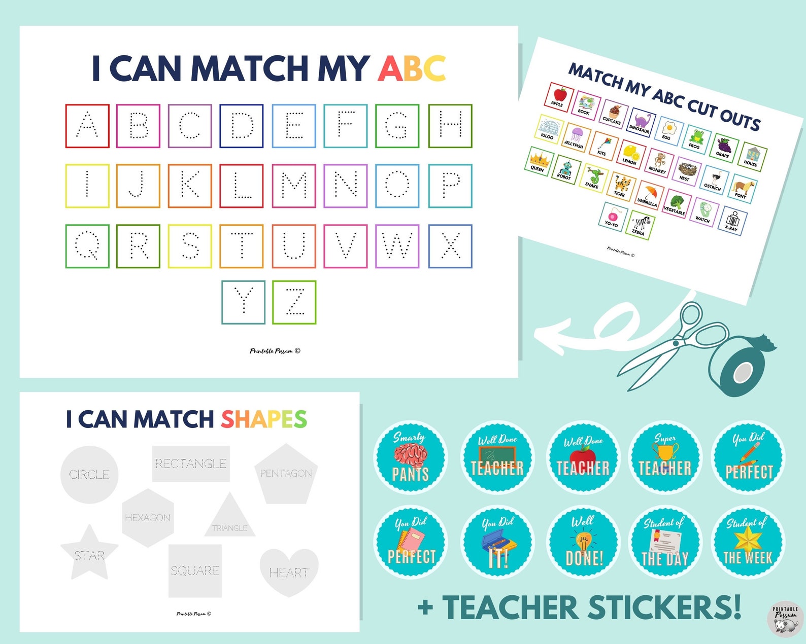 Pretend Play Teacher/school Printable Kit, School Play, Dramatic Play ...